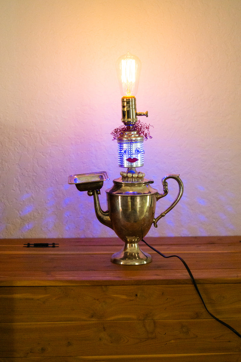 Barts Brilliant - Vintage Coffee Pot with Change Dish Lamp Light – Whinycat